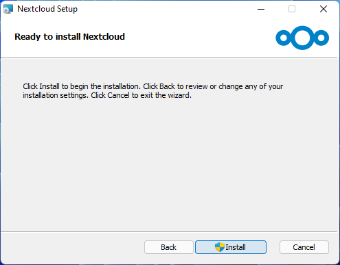 Configuration du client de synchronisation Nextcloud – DSI