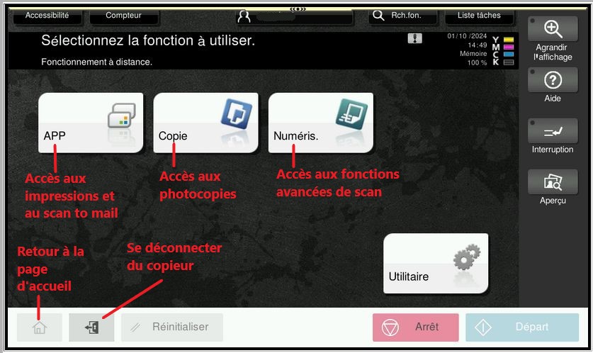 Copieurs Konica et Papercut – DSI
