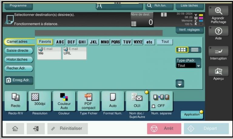 Copieurs Konica et Papercut – DSI